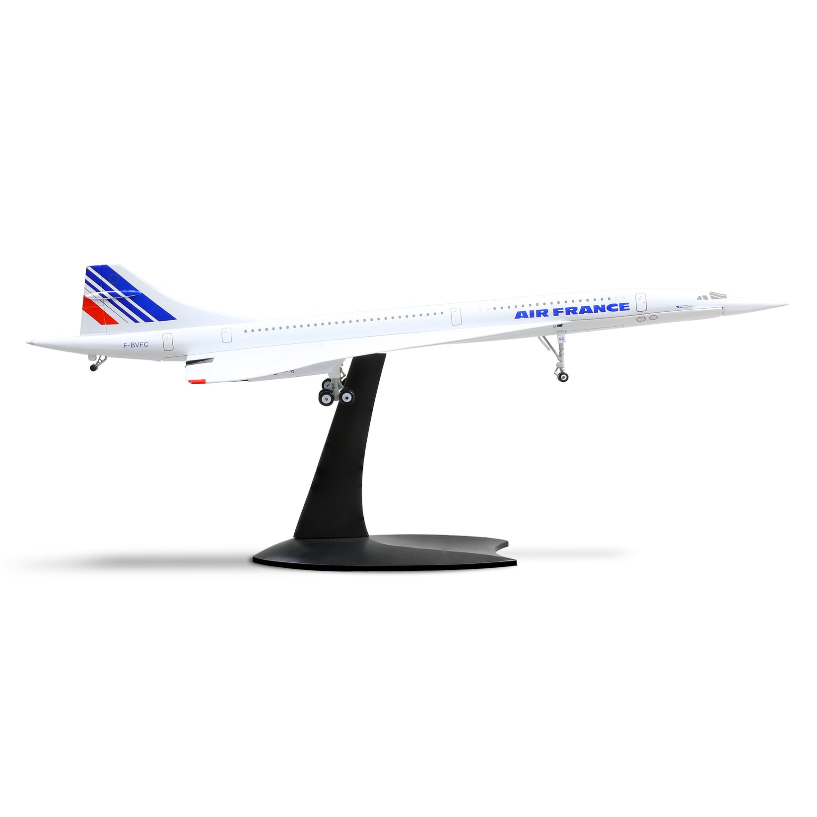 NUOTIE 1:200 Concorde Air France Airplane Model Pre-Build Diecast Airc ...