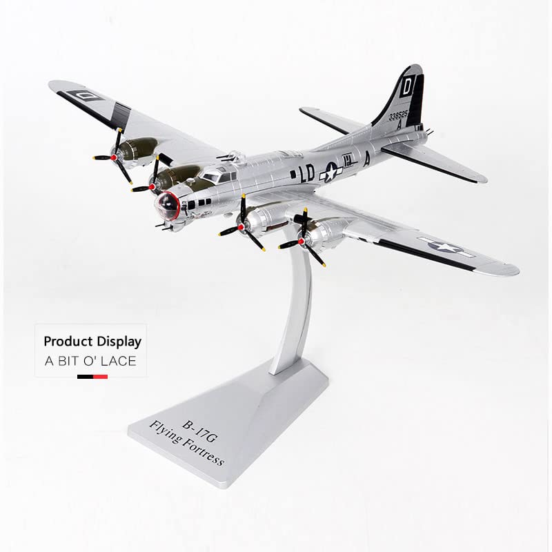 NUOTIE 1/72 Scale B-17 Fortress Bomber (Light Gray Painting) Pre-Build ...